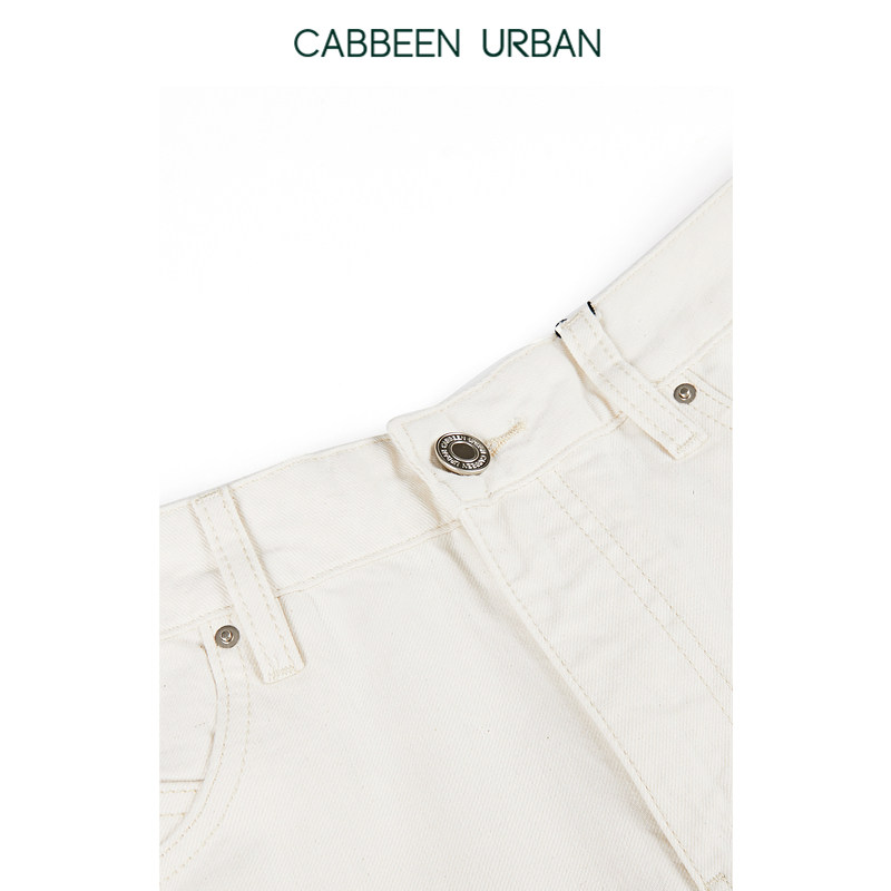 Cabbeen/卡宾都市男装水洗牛仔裤2213116002刺绣小脚F_虎窝淘