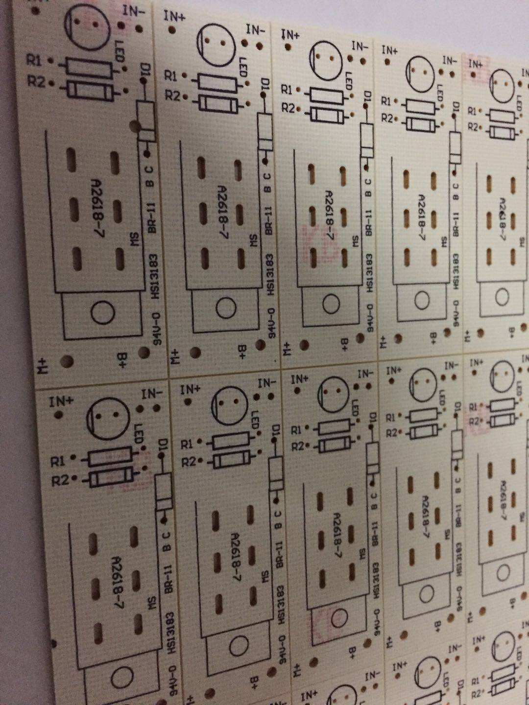KB半玻纤OSP建涛CEM-1松香CEM1冲压成型棉质板单面板 pcb板加工_虎窝淘
