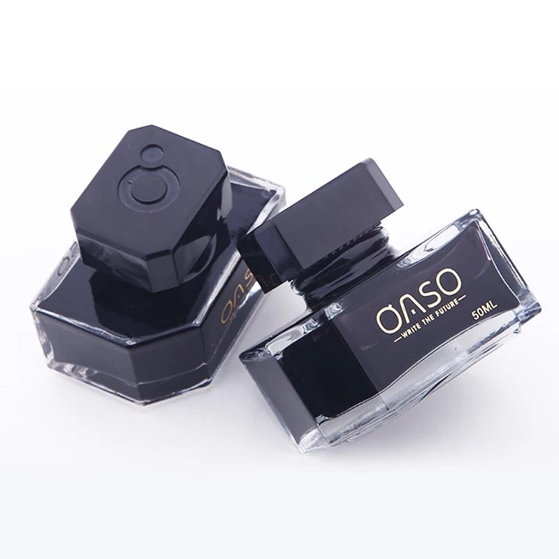 OASO优尚钢笔水黑色/蓝色/蓝黑色50ML墨水非碳素不堵笔染料型墨水_虎窝淘