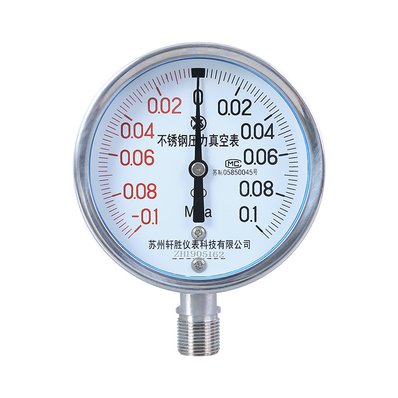 Y100BF-0.1-0.1MPa全不锈钢真空压力表正负压不锈钢压力真空表_虎窝淘
