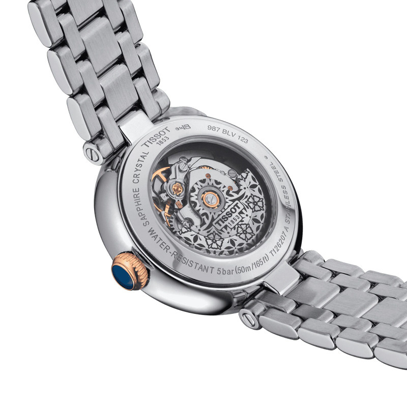 天梭TISSOT嘉丽小美人时尚系列时尚机械女表T126.207.22.013.00_虎窝淘