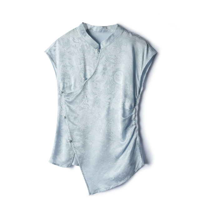 2025 summer new mulberry silk flower luo temperament women's clothing ...