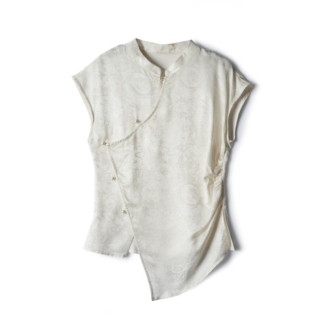 2025 summer new mulberry silk flower luo temperament women's clothing ...