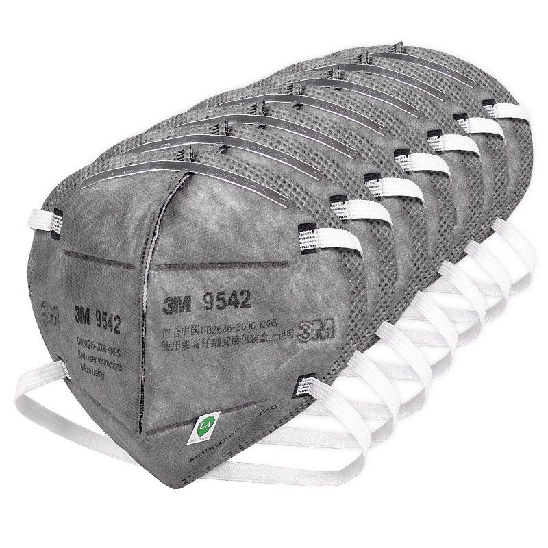 正品3M 9541舒适针织头戴式二手烟防尘防雾霾成人活性炭装饰9542_虎窝淘