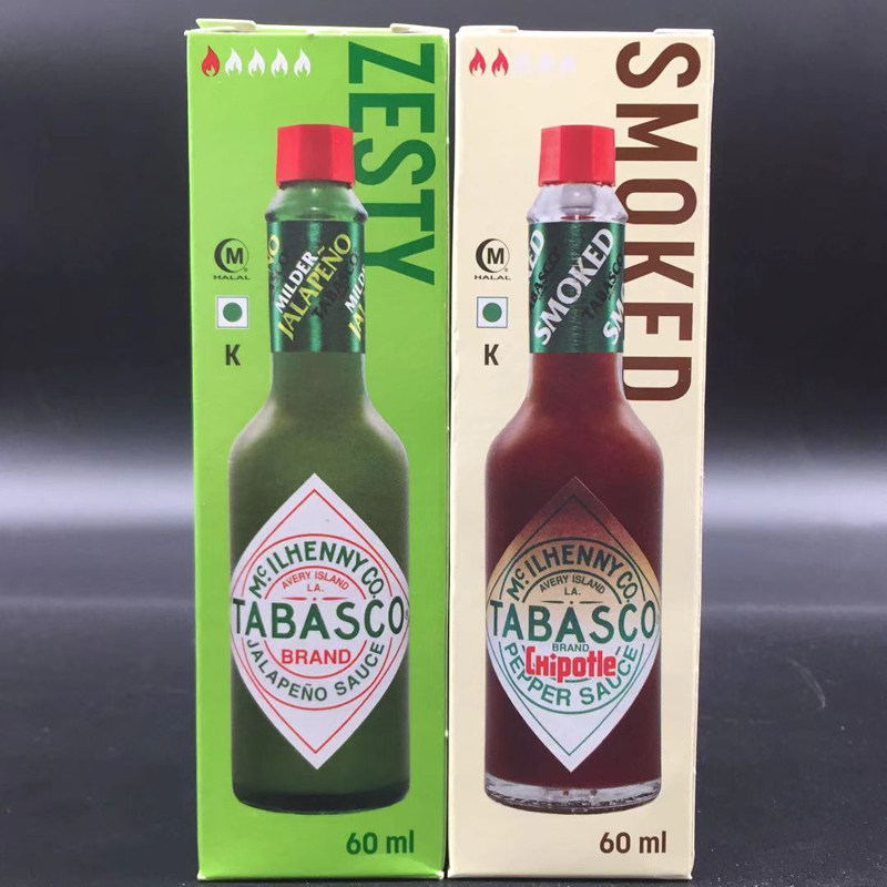 Tabasco Green Pepper Jalapeño Hot Sauce蒜味辣椒酱辣味辣椒汁_虎窝淘