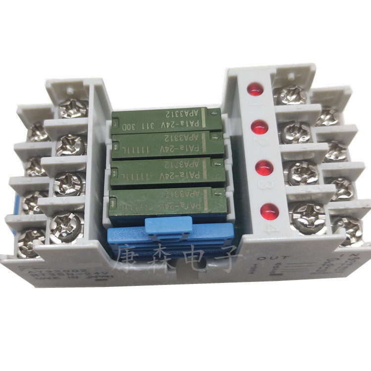 松下RT3SN-24V AY32002 4组终端继电器模块模组AY33002 RT3S-24V_虎窝淘