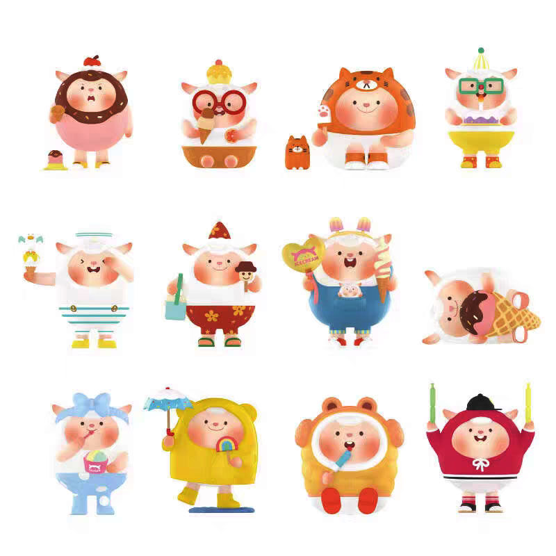 泡泡玛特官方正品 Flying DongDong爱吃冰系列手办盲盒潮玩_虎窝淘