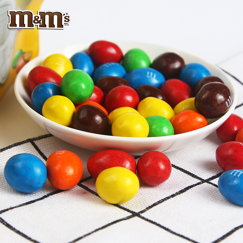 mms豆牛奶花生巧克力烘培160g糖果零食小吃休闲食品m豆喜糖_虎窝淘