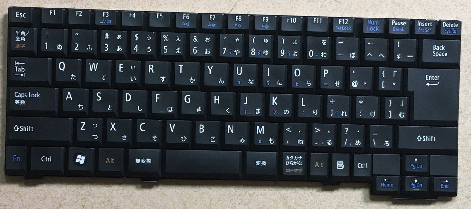 适用于NEC原装 VersaPro VK22 VK23 VK25 VK-6笔记本JP日文键盘_虎窝淘