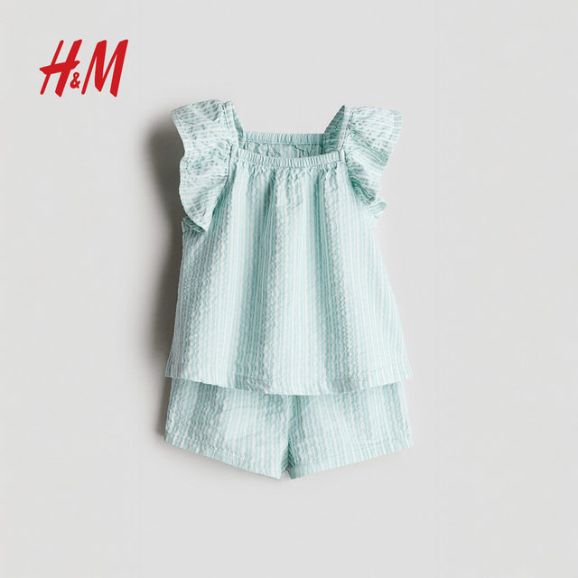 HM children's clothing baby girl set 2-piece summer new style flying ...