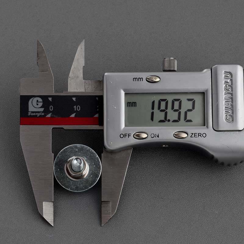 防摔碎圆形强磁铁底座M456螺杆LED灯面板传感器固定改造永磁吸盘_虎窝淘