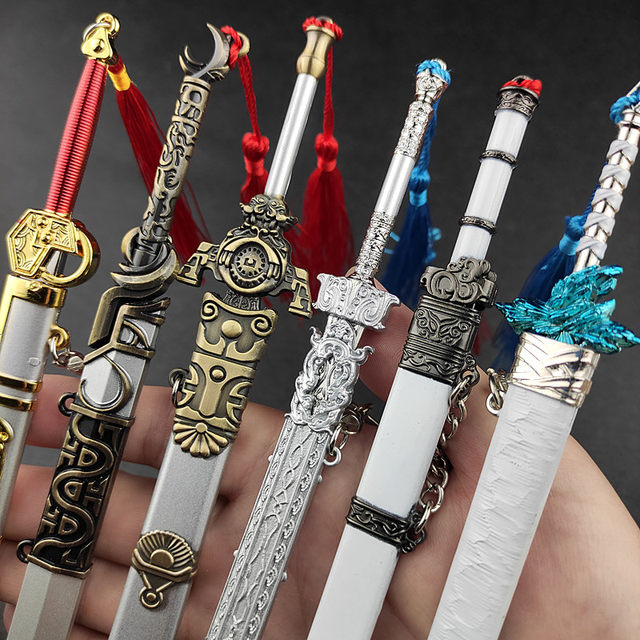 Sword small autumn water sword small toy model Chinese famous sword ...