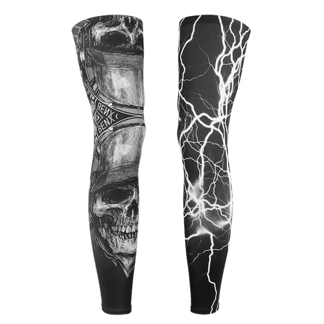 Summer ice silk leg covers for men and women, sun protection ...