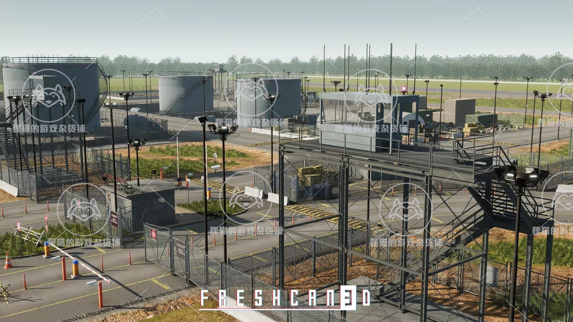 Unity Military Airport Military Base Environment HDRP 1.0_虎窝淘