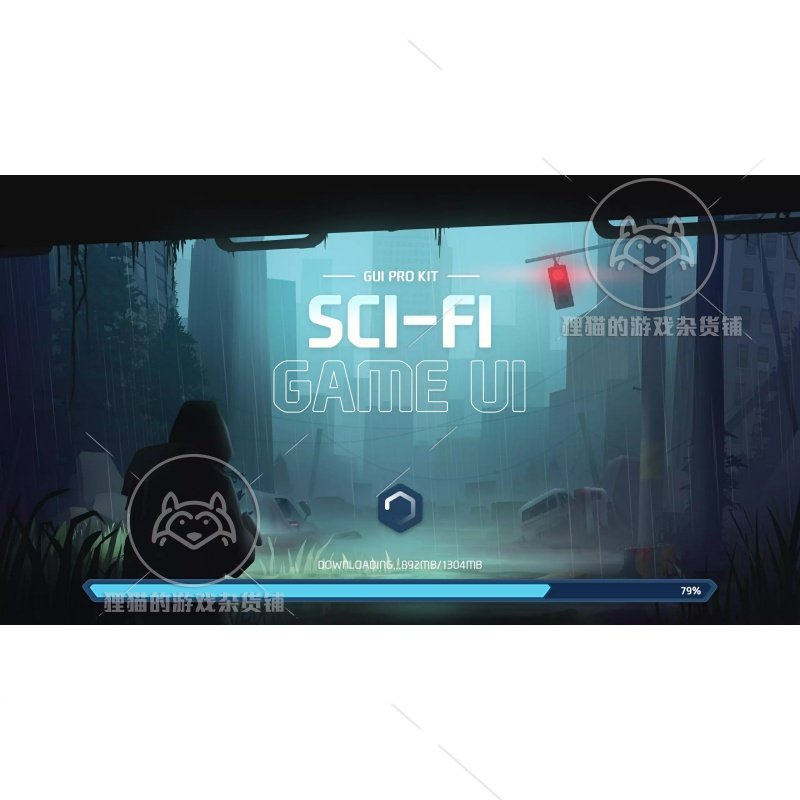 Unity GUI Pro Survival Clean 2.0.2科幻风格游戏UI界面含PSD_虎窝淘