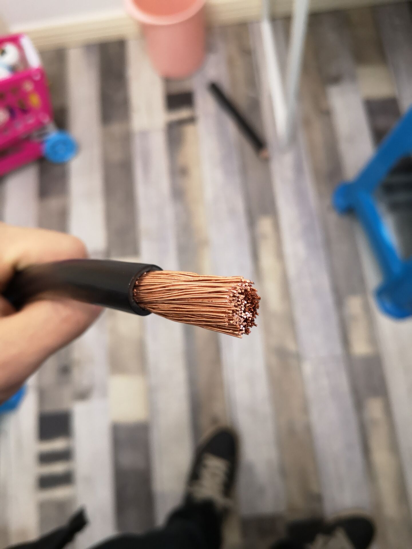 国标铜芯工程电缆线塑铜线ZR-BVR 10 16 25 35平方单芯多股软电线_虎窝淘