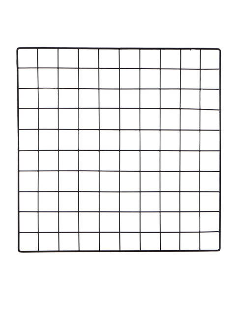 Iron Art mesh grid rack cargo shelves decorative photo wall grid iron ...