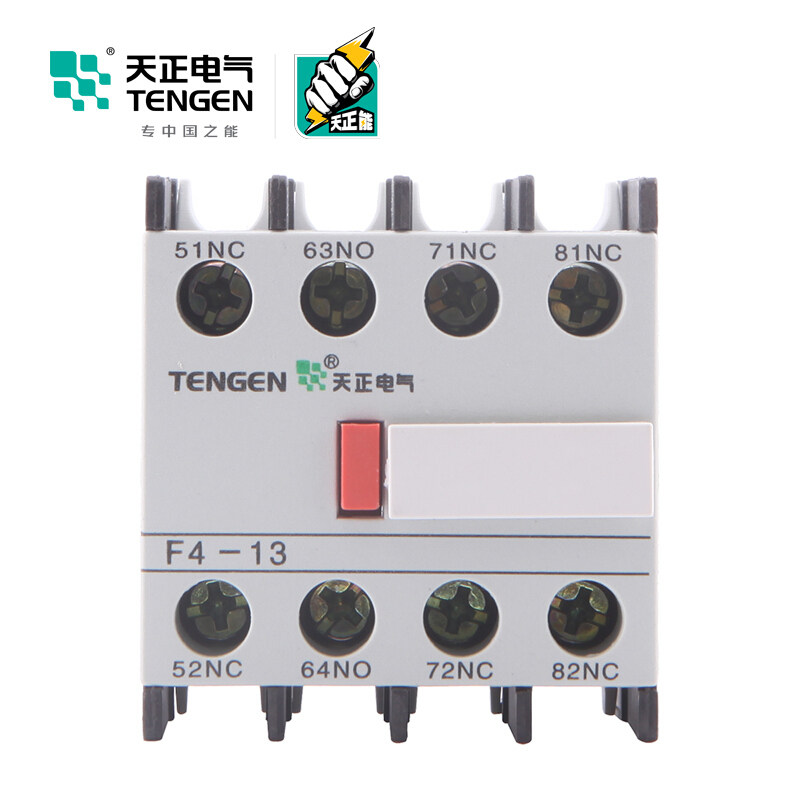 TENGEN天正F4-22辅助触头CJX2接触器辅助F4-40 F4-04 F4-31 F4-13_虎窝淘