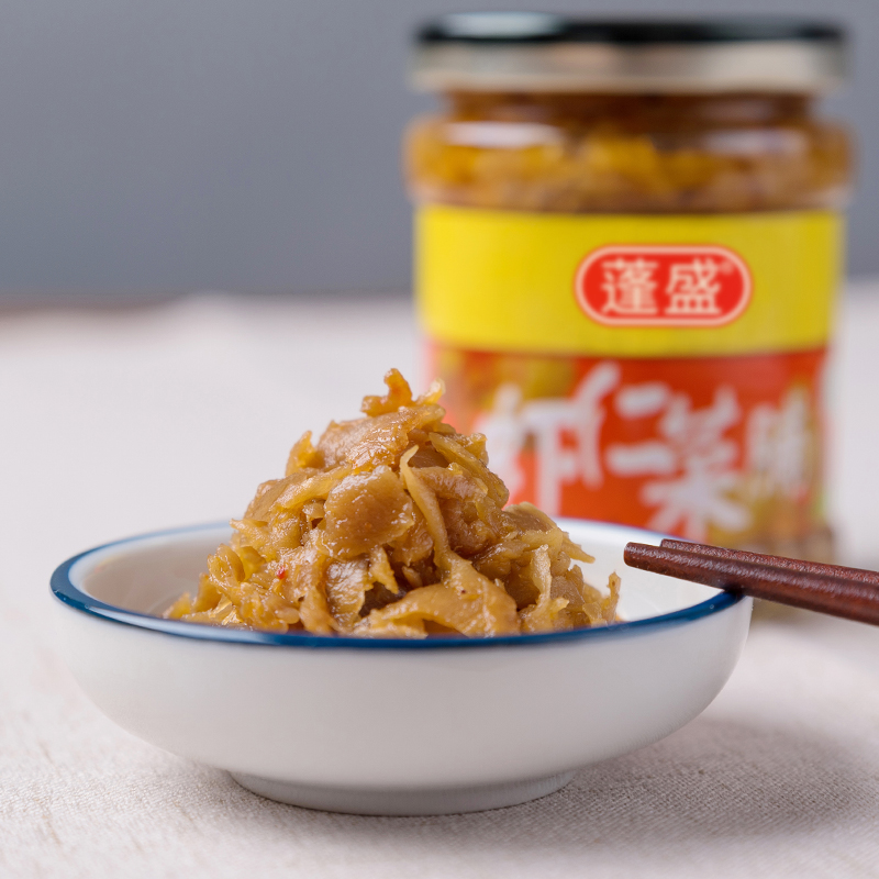 蓬盛虾仁菜脯24瓶包邮整箱装195g潮州特产萝卜干菜脯粒香脆早餐菜_虎窝淘