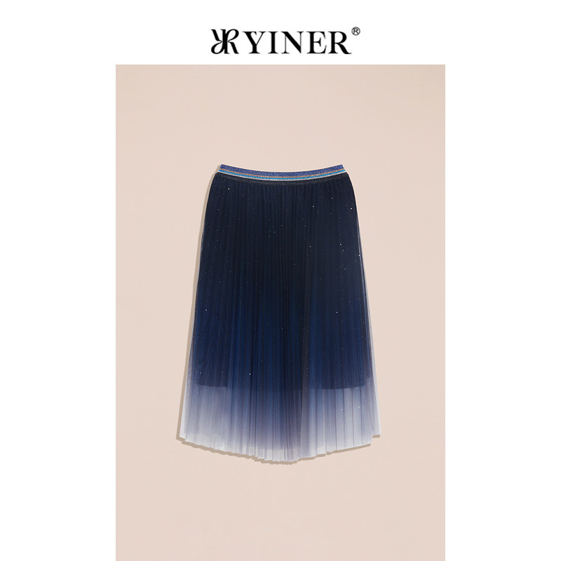 YINER音儿商场同款女装2023春季新款通勤时尚洋气半身裙高级感_虎窝淘