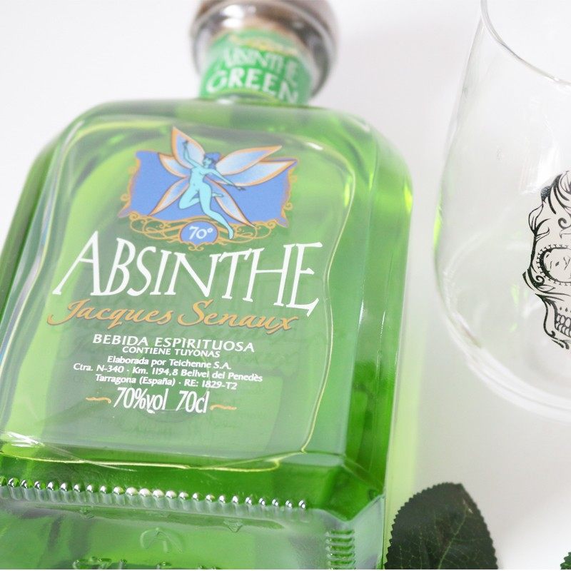 绿精灵苦艾酒西班牙原装进口absinthe烈酒70度 700ml鸡尾酒配置_虎窝淘