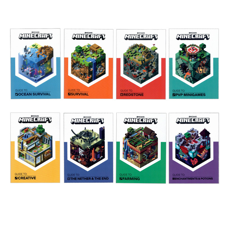 MC我的世界官方游戏指南8册盒装英文原版书籍The Official Minecraft Guide Collection Minecraft ...