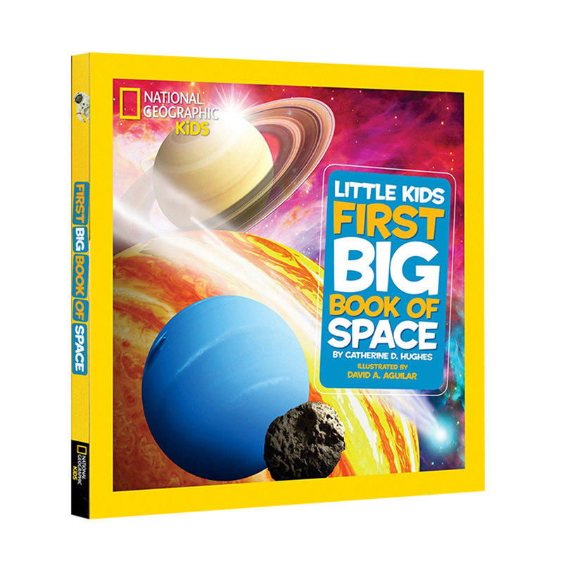 英文原版宇宙太空系列 Little Kids First Big Book of Space美国国家地理 National ...