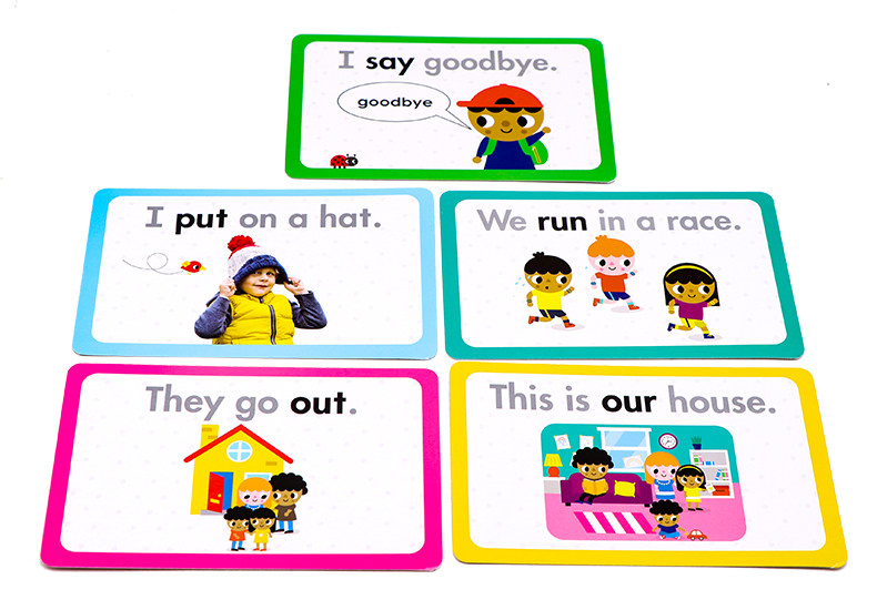 进口英文原版正版 Flash Cards配套字卡Sight Words Flashcards常见高频词汇关键词学习卡片学前幼儿园启蒙高效英语_虎窝淘