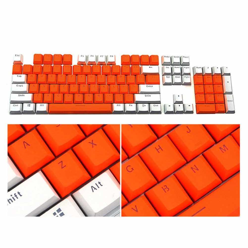 104Pcs/Set niversal Double Color Key Cap Keycaps for Cherry_虎窝淘