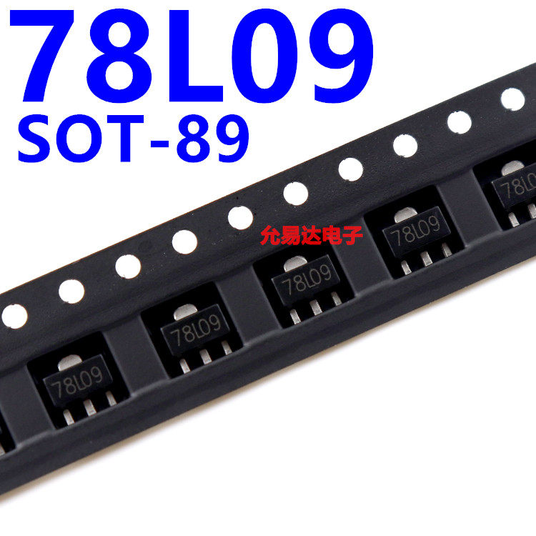 稳压管CJ78L09 78L09 SOT89三端稳压9V【50只6元】85元/K_虎窝淘