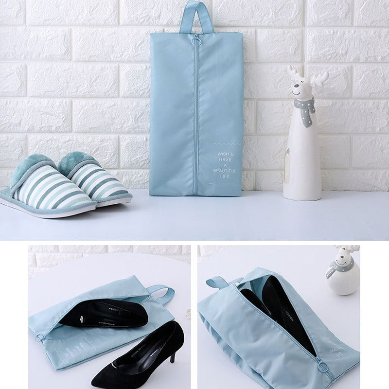 鞋袋防水运动鞋盒手提出差旅行箱收纳整理包便携衣物收纳袋整理袋_虎窝淘