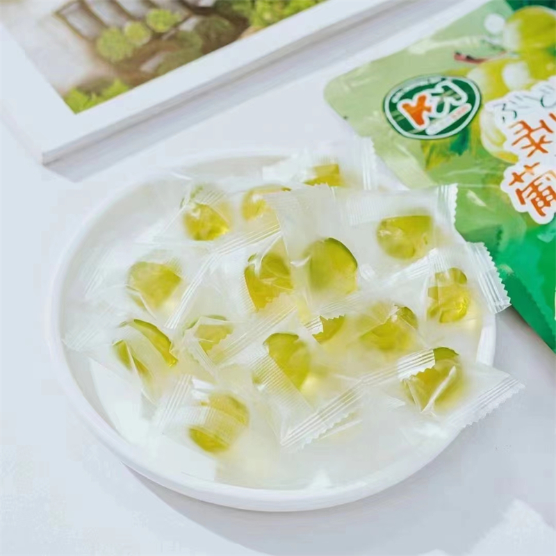 KK超友味剥皮青提葡萄味软糖休闲零食紫提糖果儿童小包装食品108g_虎窝淘