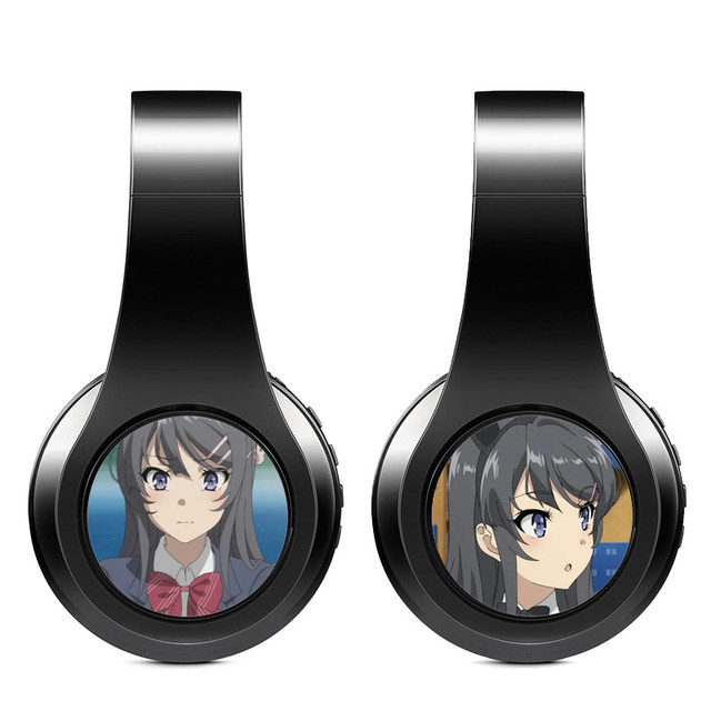 Sakurajima Mai Japanese prompts audio anime headset two -dimensional ...