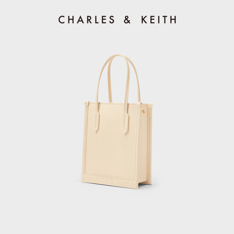 CHARLES&KEITH23秋冬新款CK2-30671515拼色手提斜挎包托特包女包_虎窝淘