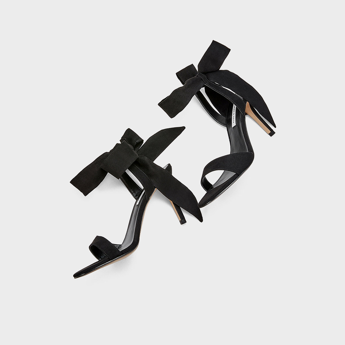 CHARLES&KEITH春夏女鞋CK1-60360965优雅蝴蝶结绑带露趾高跟鞋_虎窝淘