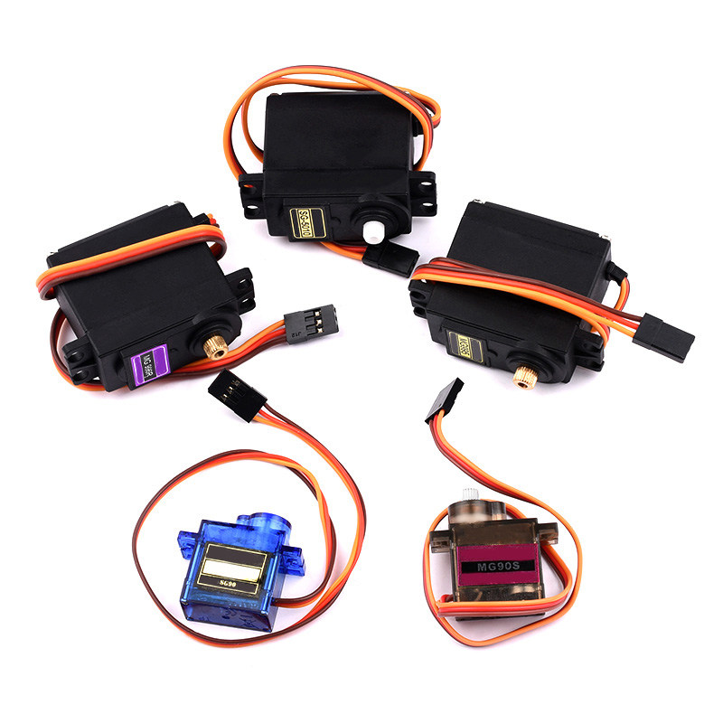 SG90 MG90s 9g舵机MG996R直升机QC模块遥控飞机马达航模铜齿倾斜_虎窝淘