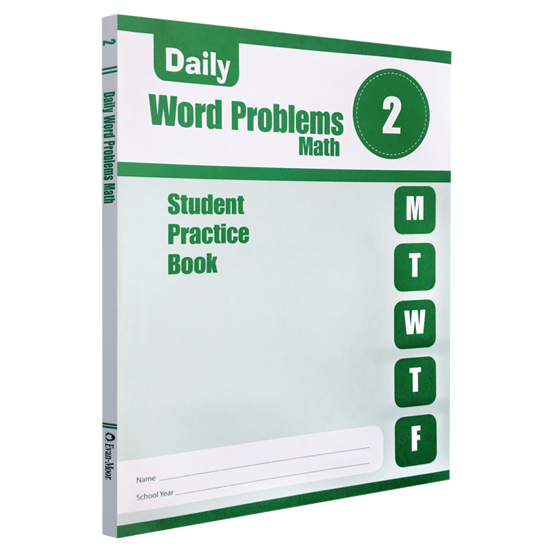 Evan-Moor Daily Word Problem Math（2019版） Grade 2 SE每日练习系列数学应用二年级作业本美国加州 ...