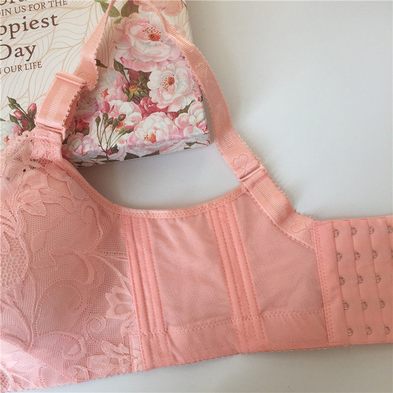 夏季大码胖MM文胸薄款全罩杯立体定性薄模杯调整型内衣大红75DE_虎窝淘