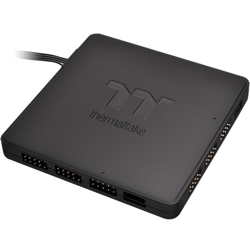 TT9口Sync数位控制盒ARGB整合器主板神光同步集线器支持trio quad_虎窝淘