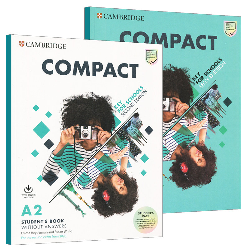原版剑桥考级教材书2020年KET青少版 Compact Key for Schools A2_虎窝淘