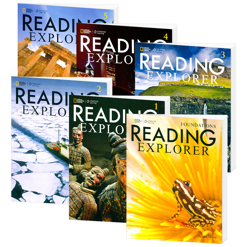 Reading Explorer Foundations 1 2 3 4 5级别学生书在线练习账号英文原版美国国家地理学习青少年英语综合课程初高中英语阅读课程_虎窝淘