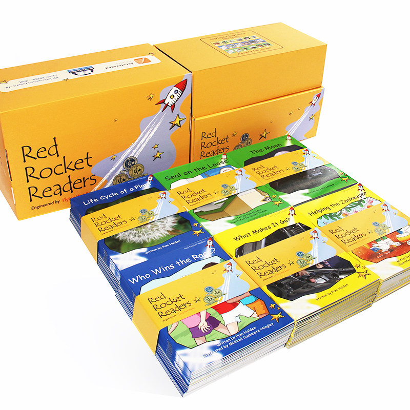 【自营】进口图书红火箭分级阅读原版英文绘本Red Rocket Readers儿童读物进阶144本幼少儿分级点读支持小达人小怪兽点读笔海尼曼_虎窝淘