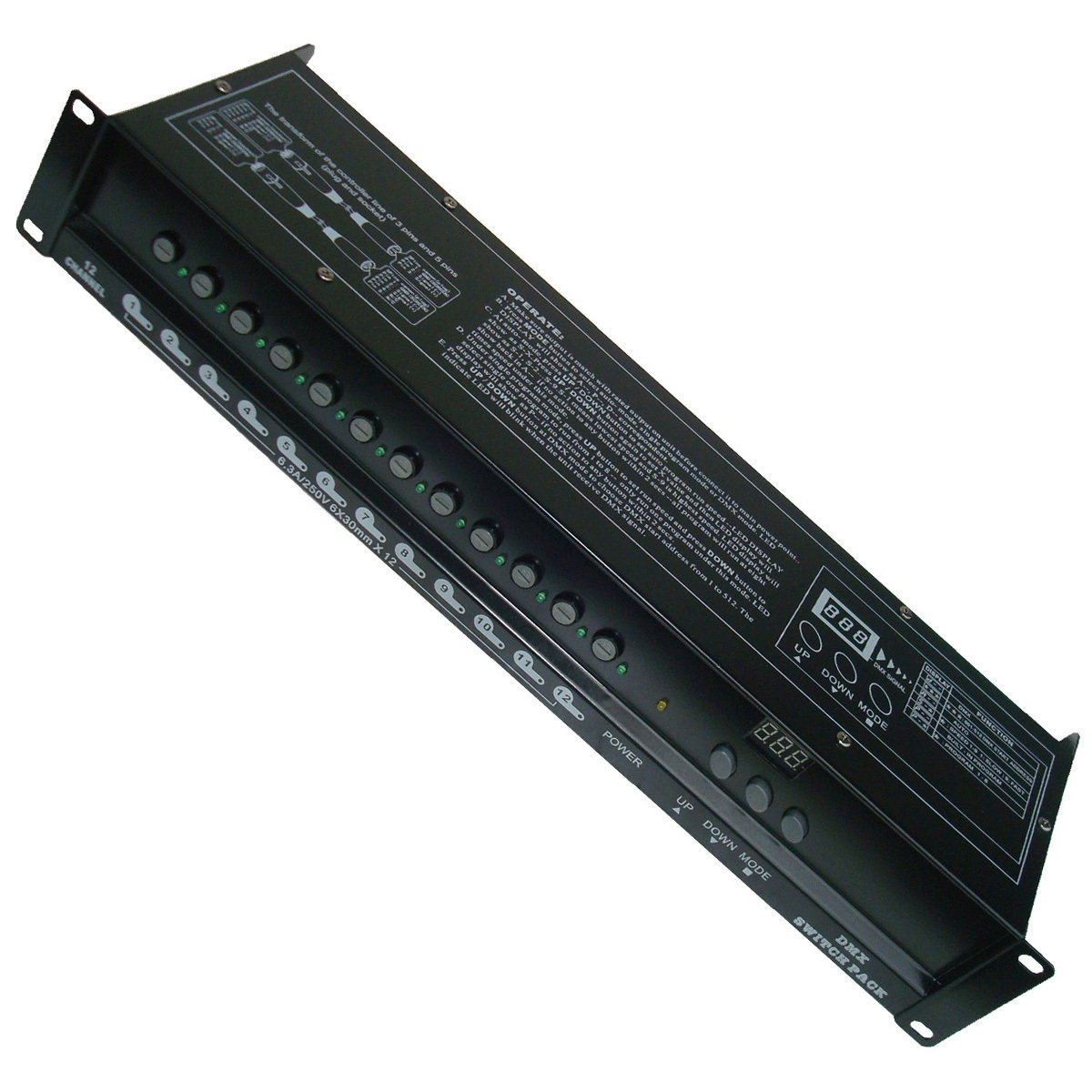 AG 12路DMX信号转接开关板 DMX信号转接开关机 512信号转接_虎窝淘