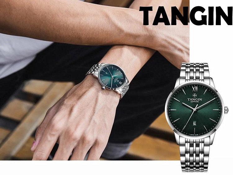 正品 tangin天珺手表石英表女表情侣表女士卢伽诺系列日历1062_虎窝淘