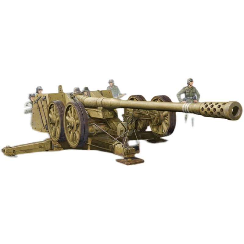 小号手 02312 1/35 128毫米Pak44(莱茵)反坦克炮_虎窝淘