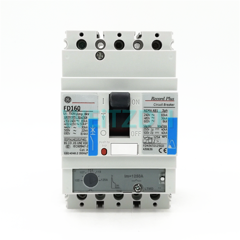 9年老店 GE通用 FD160空气开关 Record Plus FDN36TD125GD断路器_虎窝淘