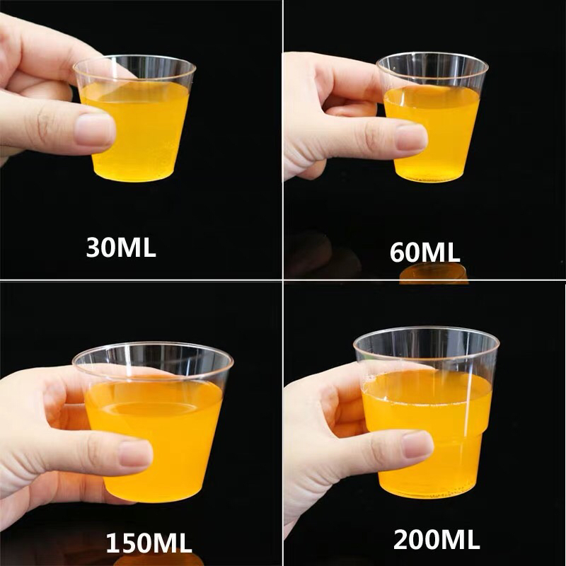 200ml硬航空杯 PS料硬质航旅杯一次性硬质塑料杯品酒杯1000个_虎窝淘