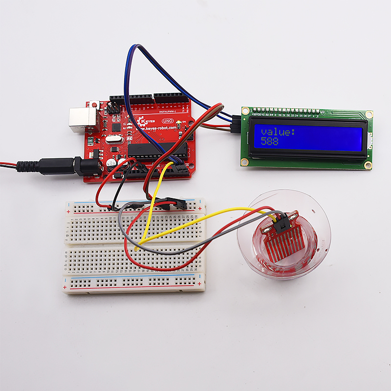 Keyes水位传感器液滴传感器水深检测兼容arduino Micro Bit环保 虎窝淘