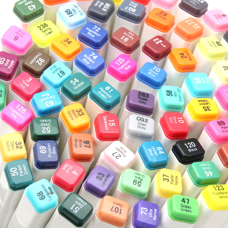 【买二份送一份】清仓 Touch liit 6代马克笔双头酒精油性六代 204色色号不全_虎窝淘