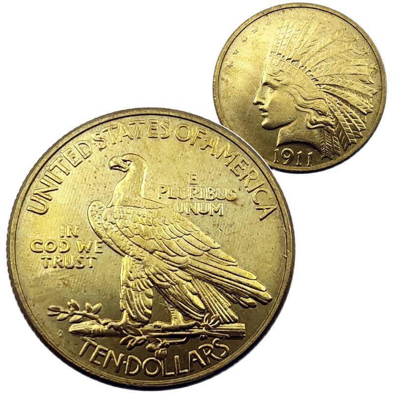 黄铜硬币复古风纯铜币美洲印第安人金币鹰澳洲袋鼠币手指转硬币_虎窝淘